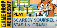Scaredy Squirrel - Stash N' Crash - Free Online Games
