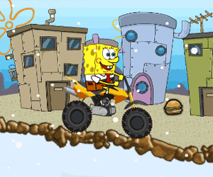 Spongebob Snow Motorbike - Motorcycle
